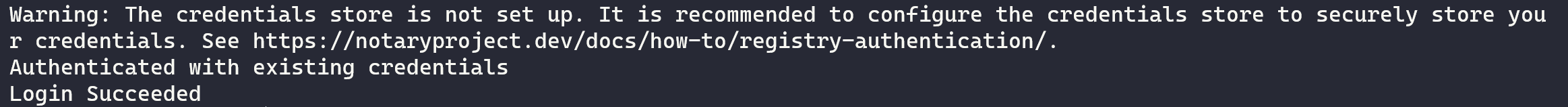 `notation login` fails to detect existing credentials for `docker.io` · Issue #697 ...