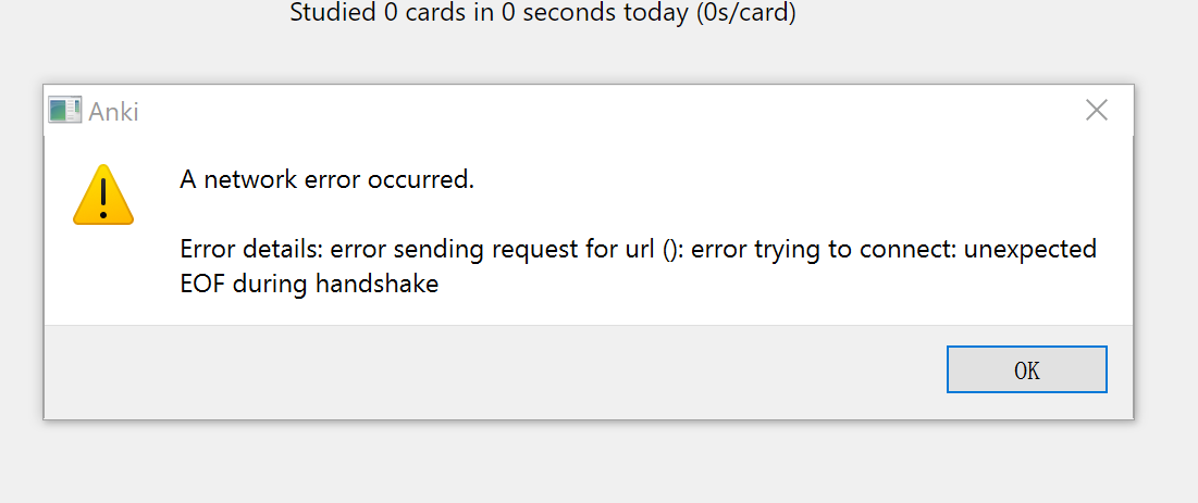 ⁨error sending request for url (): error trying to connect: dns error: failed to lookup address ...