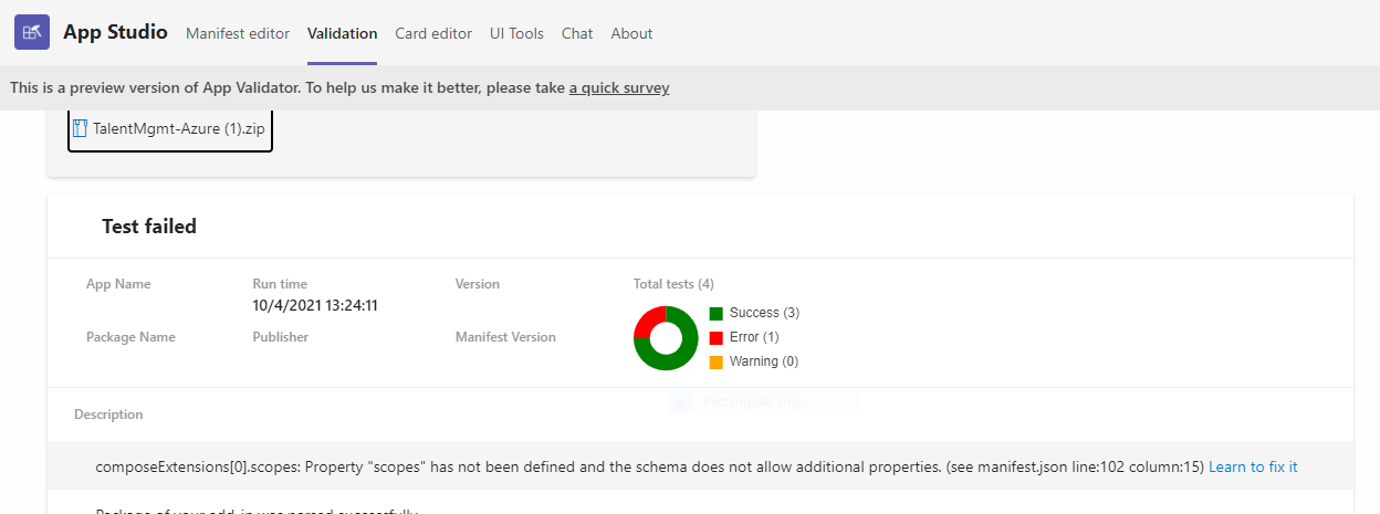 manifest.json not readable · Issue #4264 · MicrosoftDocs/msteams-docs · GitHub
