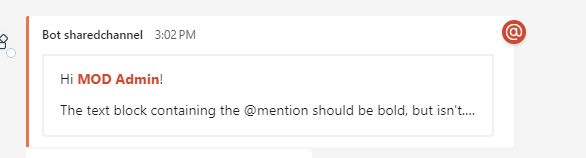 Rendering bug for AdaptiveCards containing @mentions on iOS · Issue ...