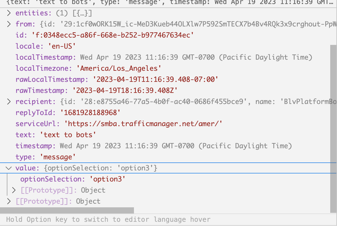 Input.ChoiceSet in Adaptive Card is sent as empty choice despite the selection · Issue #8197 ...