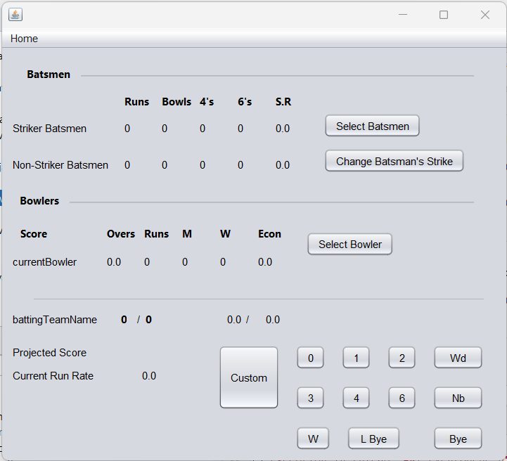 GitHub - Jaskaran-Dhaner/Cricket-Scorecard