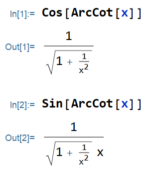 simplification of cos(arccot(x) is wrong · Issue #22070 · sympy/sympy · GitHub