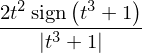 Integration of a function yields to an incomplete result (missing absolute term in log) · Issue ...