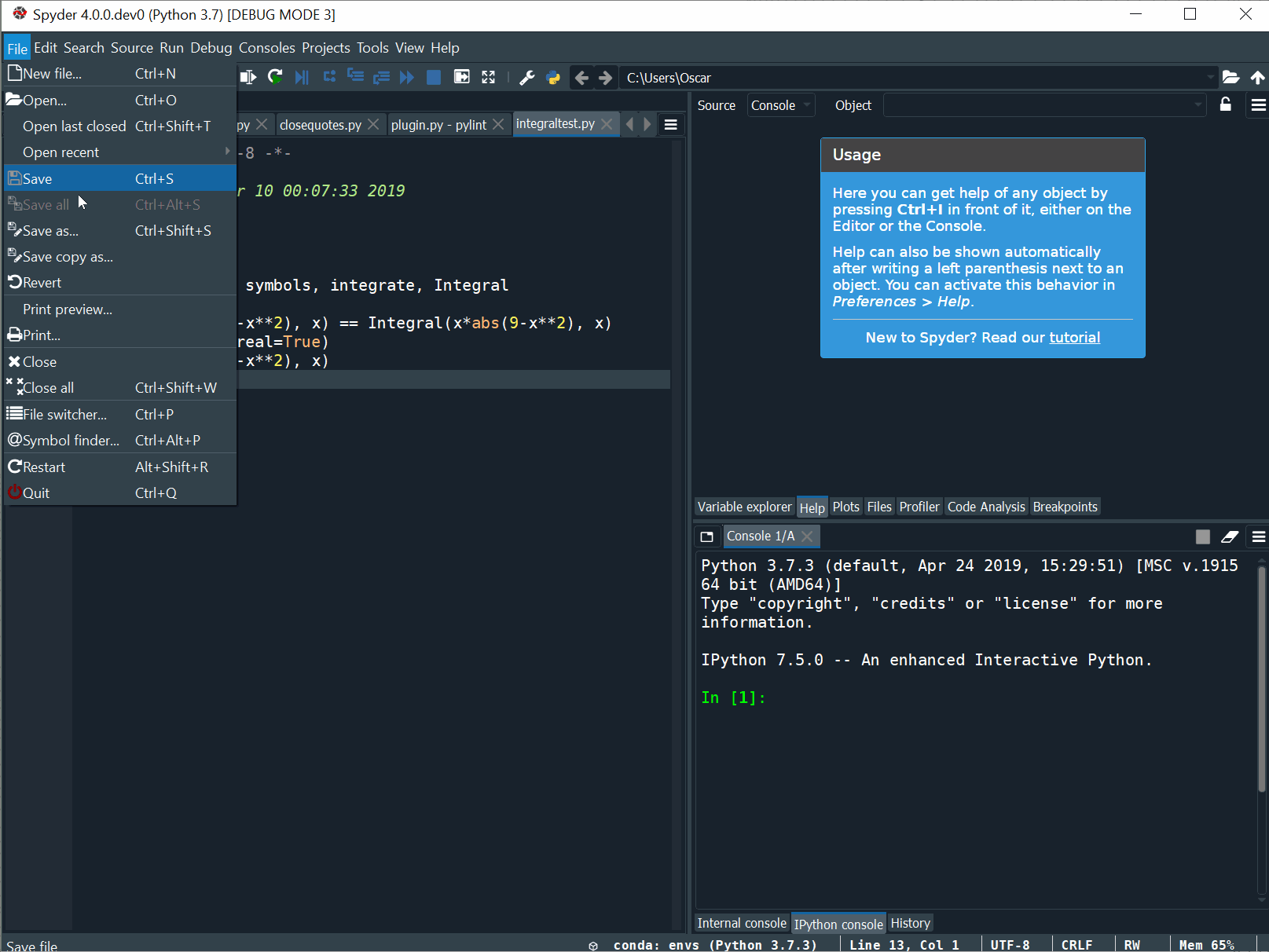 Cancelling "Save as" leads to modified marker (that cannot be undone ...