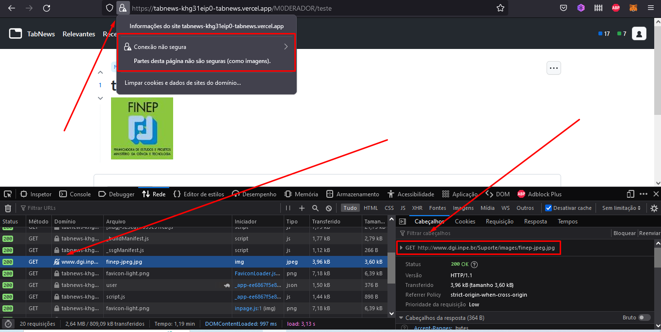 Mixed content / insecure passive content · Issue #1090 ...