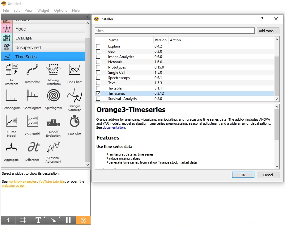 Yahoo Finance Widget not in Time Series in Orange 3.30 · Issue #190 ...