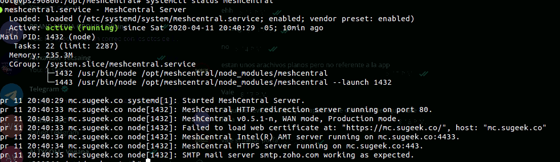 Error After Upgrade - Blank Page · Issue #1144 · Ylianst/MeshCentral · GitHub