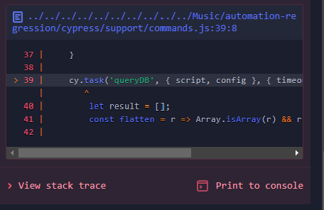 Version 10.6.0 no longer shows code link and snippet on error in ...