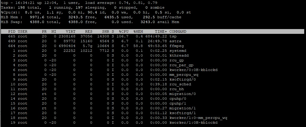[Q] CPU · Issue #746 · tsduck/tsduck · GitHub