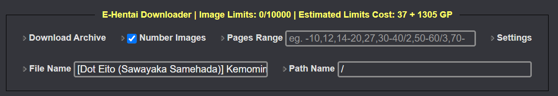 keep getting exceeded gp limits error · Issue #244 · ccloli/E-Hentai-Downloader · GitHub