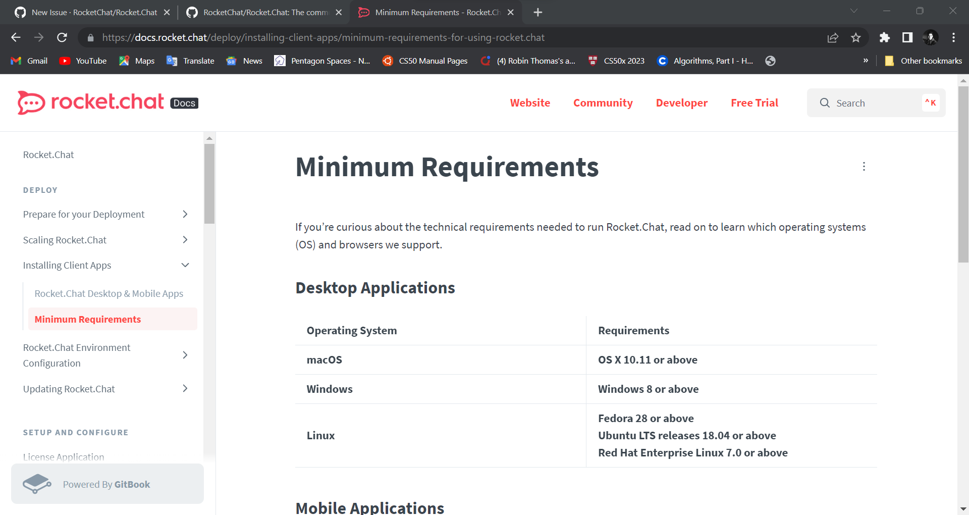 rocketchat.md link to system requirements page error 404 · Issue #28746 · RocketChat/Rocket.Chat ...