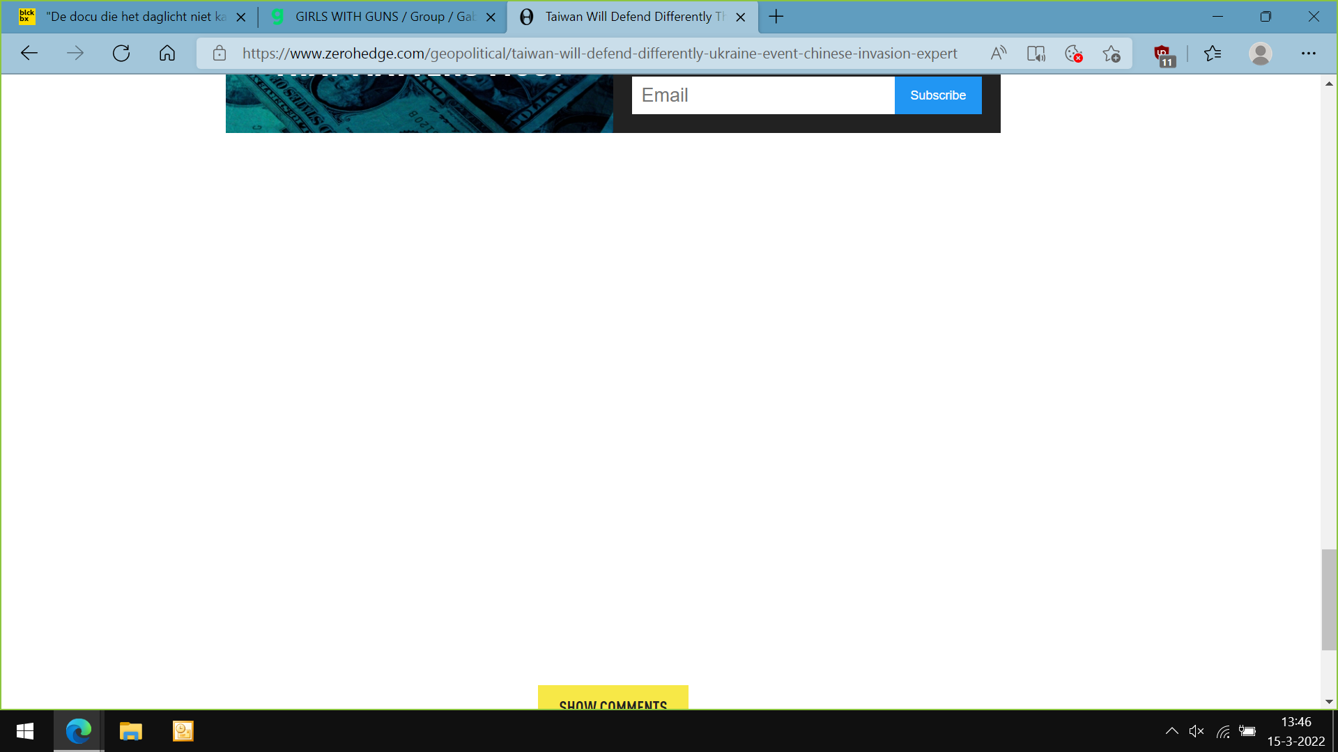 White blocks on zerohedge.com · Issue #12263 · uBlockOrigin/uAssets · GitHub