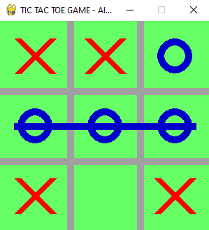 GitHub - ApolloNow/AI_tictactoe: An AI enabled tic tac toe game with ...