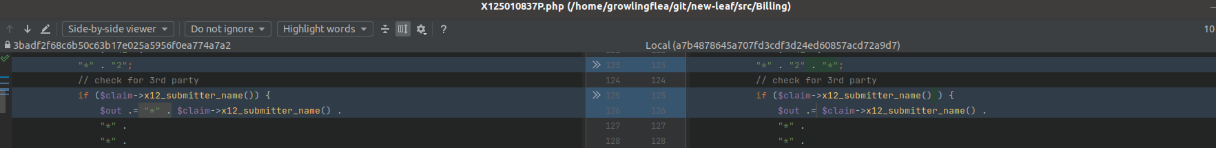 Clearinghouse ETIN gets printed when submitting to clearing house. Also, in the NM41 (5th line ...