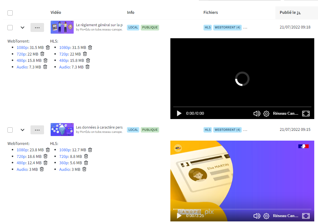 Link to HLS playlist seems to disappear after some times · Issue #5997 · Chocobozzz/PeerTube ...