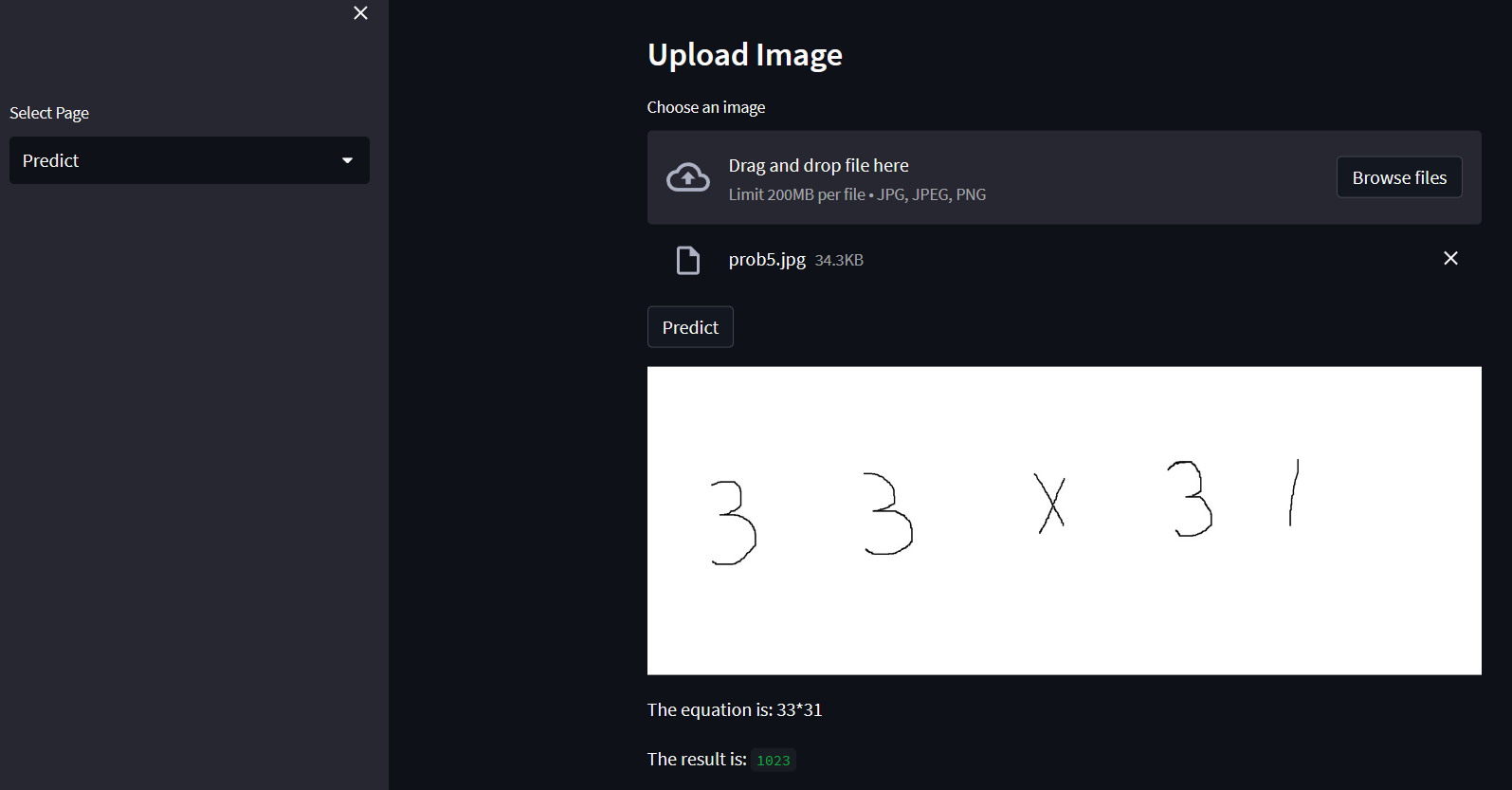 Github Om Srihandwrittenmatheqsolver A Cnn Based Ml Model Which Detects And Solves