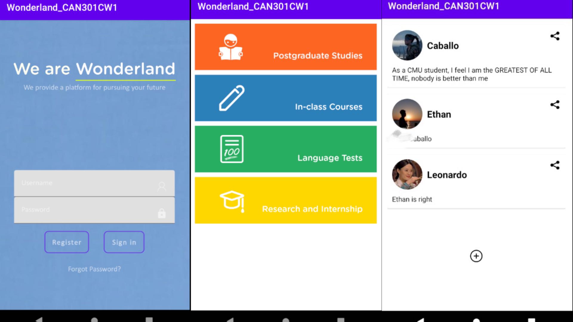 GitHub - Ethan-Minghao/Wonderland_Android