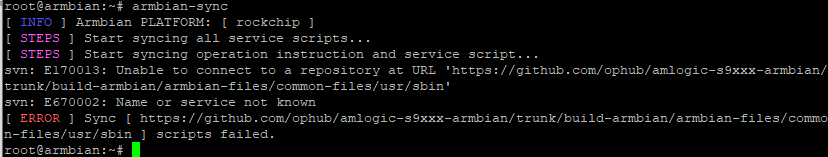 一键更新服务不可用 · Issue #1364 · ophub/amlogic-s9xxx-armbian · GitHub
