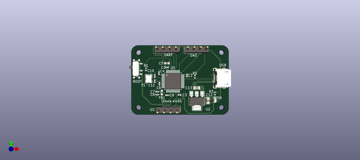 GitHub - anilv8/stm32-usb-uart-i2c-swd: STM32 board with USB, I2C, UART ...