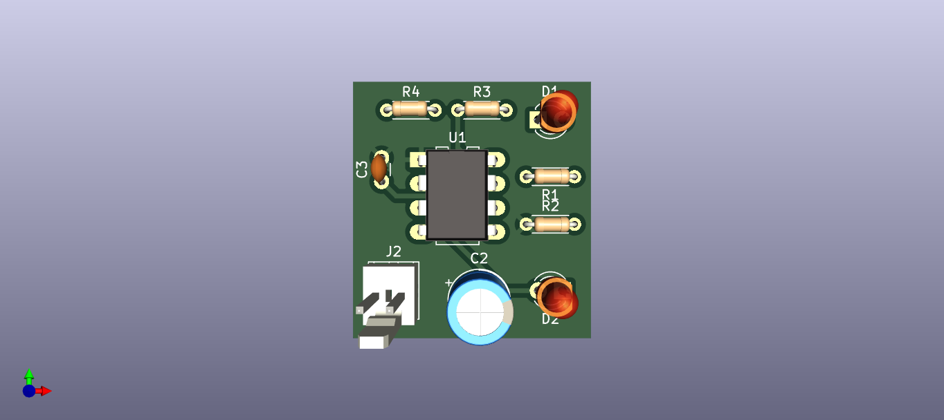 GitHub - anilv8/flip-flop-with-N555-timer: PCB of Flip-Flop circuitwith NE555 Timer using KiCad
