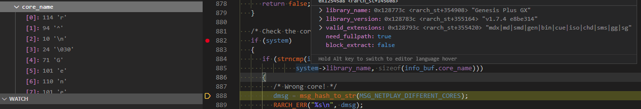 Netplay regression: "A netplay peer is running a different core." · Issue #11375 · libretro ...