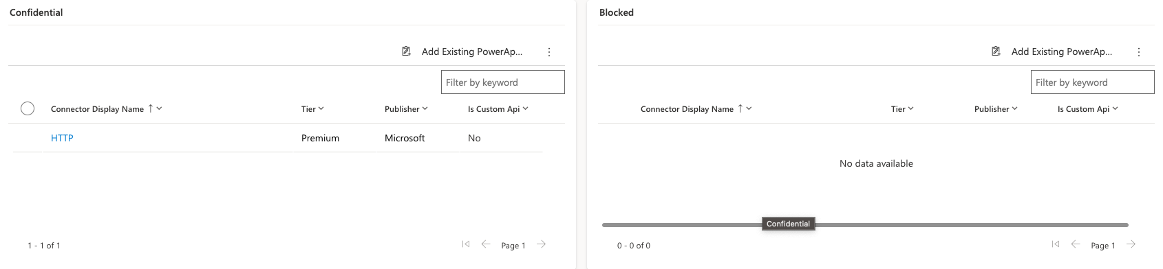 [CoE Starter Kit - BUG] DLP Policy Main Form - Connectors wrongly assigned to blocked ...