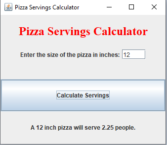 GitHub - shivpvtel/Pizza-Servings-GUI-Calculator-JAVA