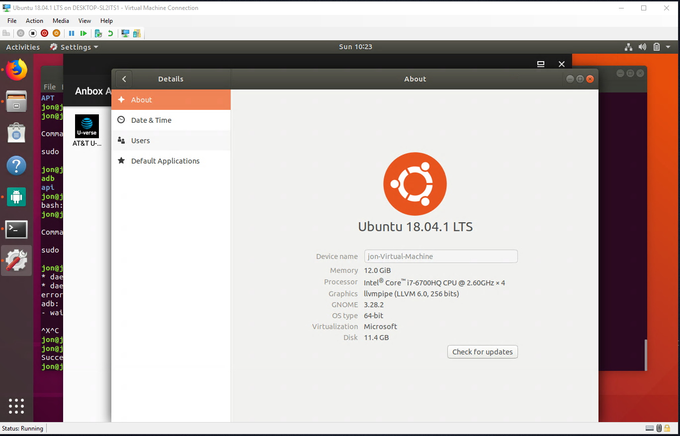Running the AT&T U-Verse v6.0.0.0028 app, unable to login · Issue #953 · anbox/anbox · GitHub