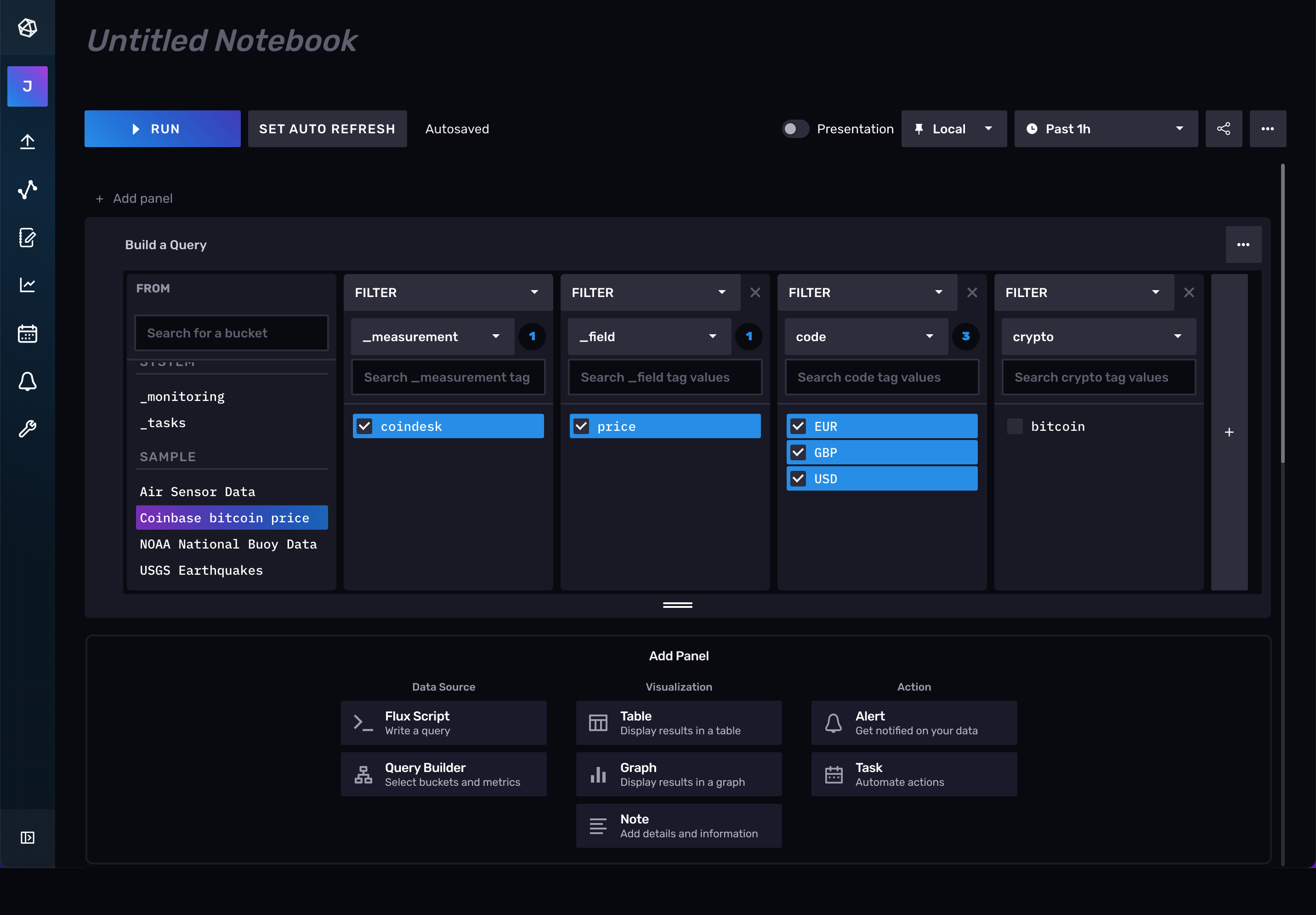 Notebooks: Update panel type menu to add more context · Issue #4162 · influxdata/ui · GitHub