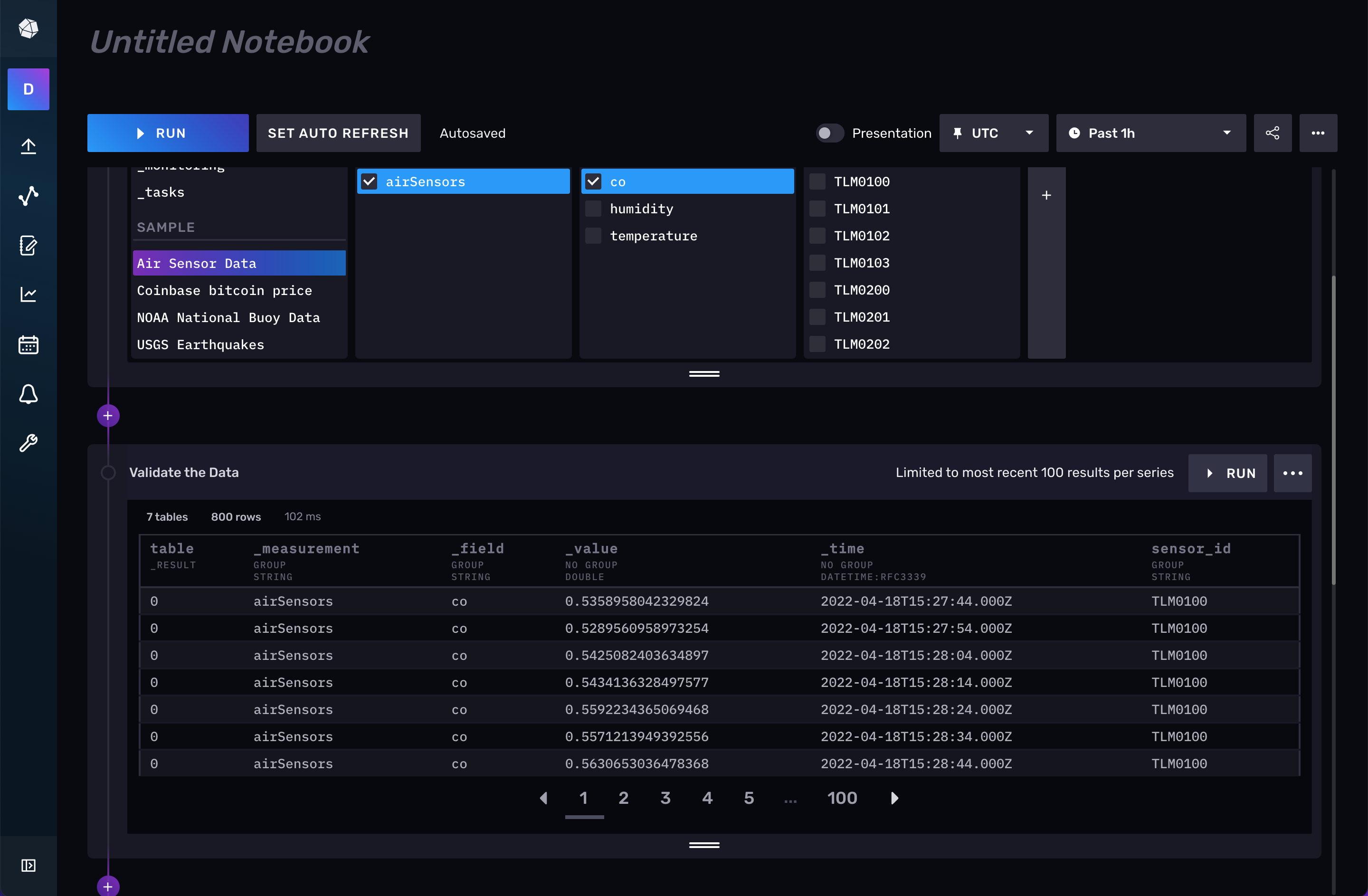 Post Query Statistics in Notebooks · Issue #4169 · influxdata/ui · GitHub