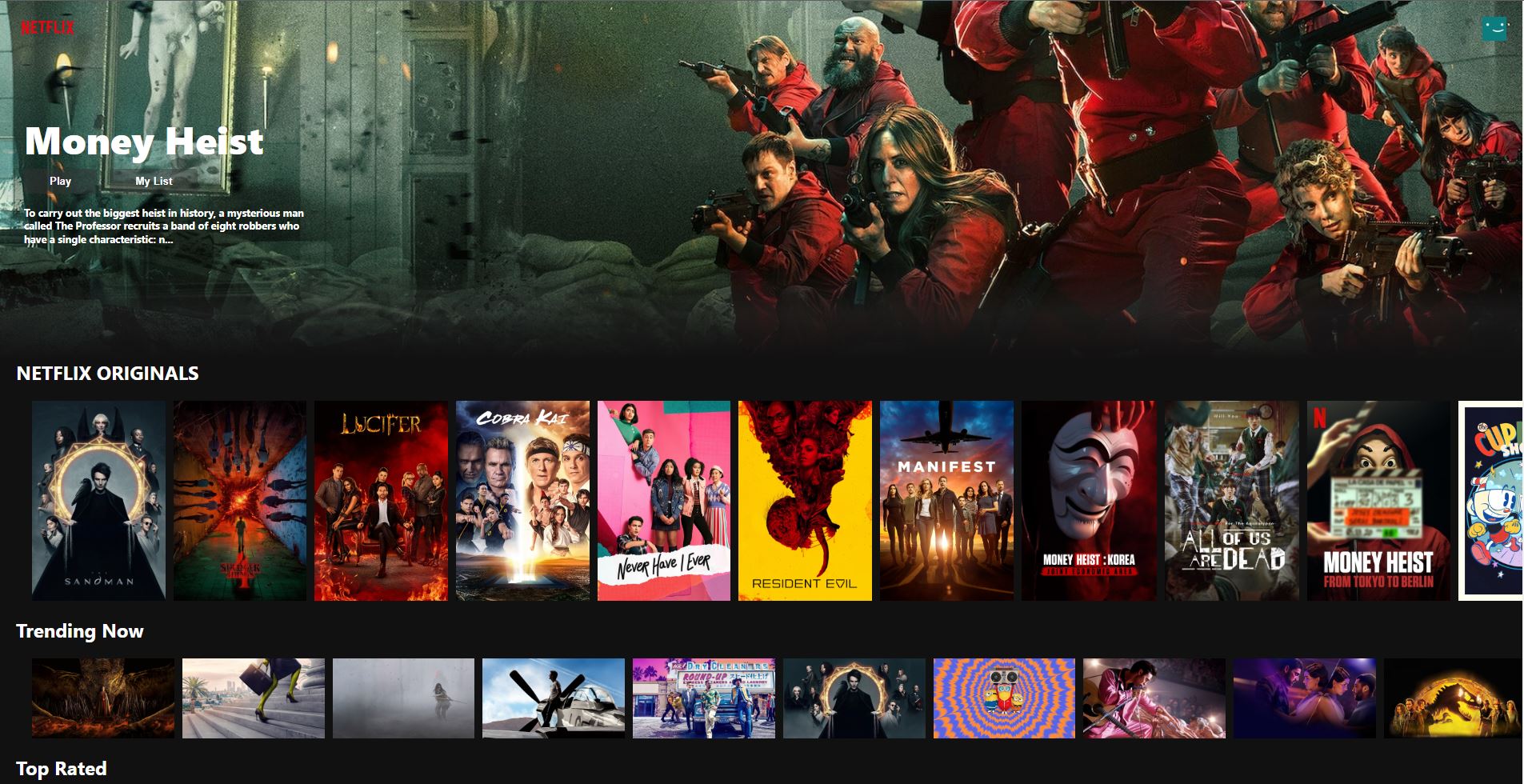 GitHub - 4emar/netflix-fe-clone