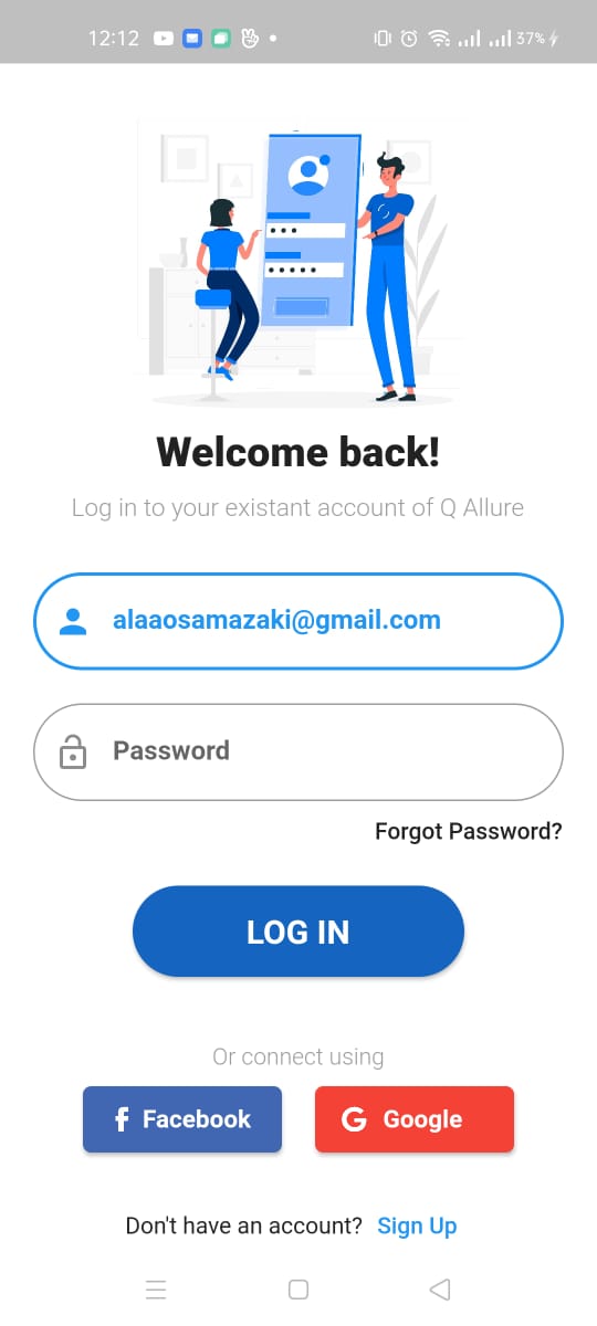 GitHub - AlaaOsama25/loginscreen: Login Screen & Sign Up Screen UI