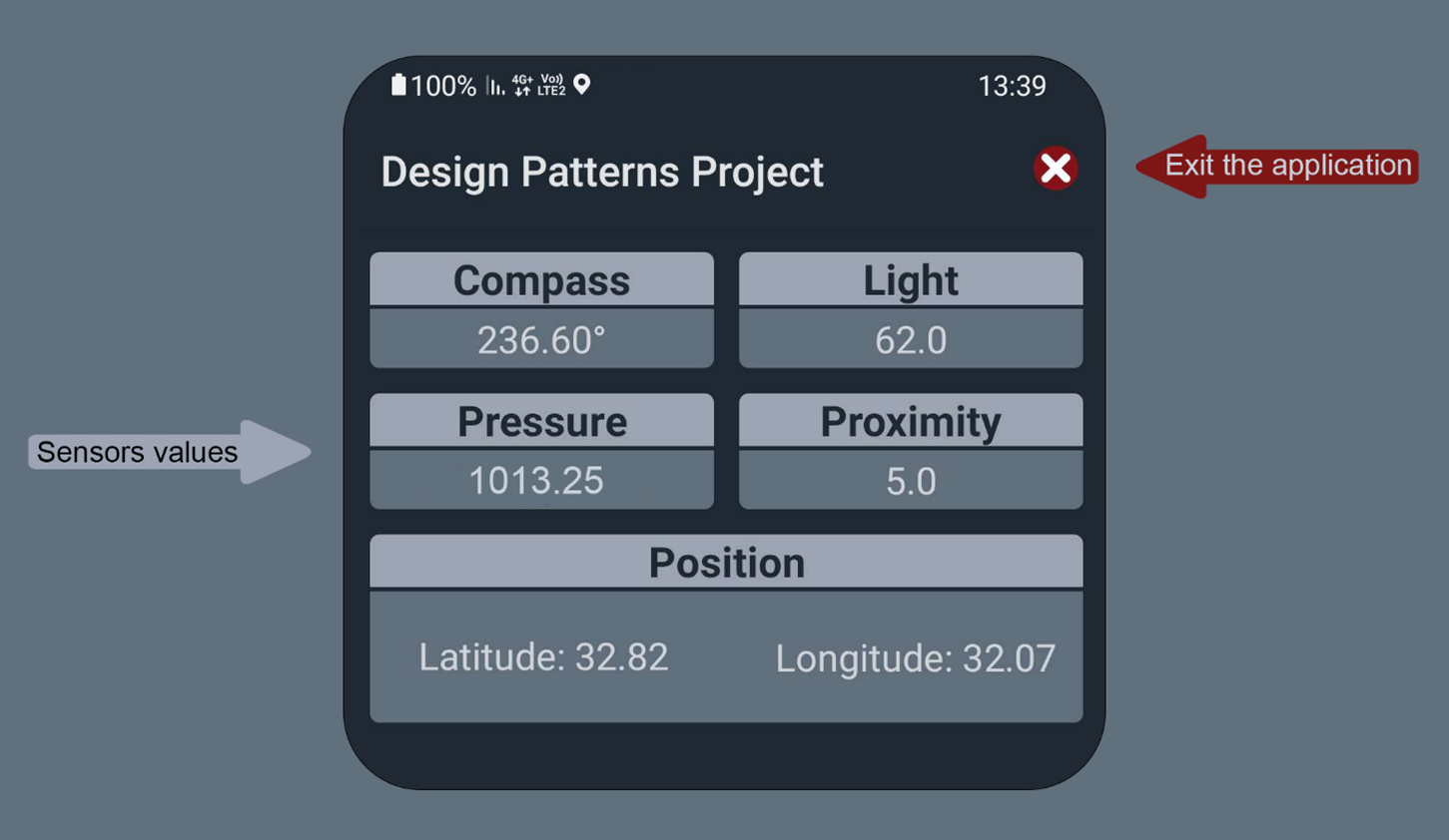 GitHub - OhadLavi/DesignPatternsProject: An Android application showcasing the real-time display ...