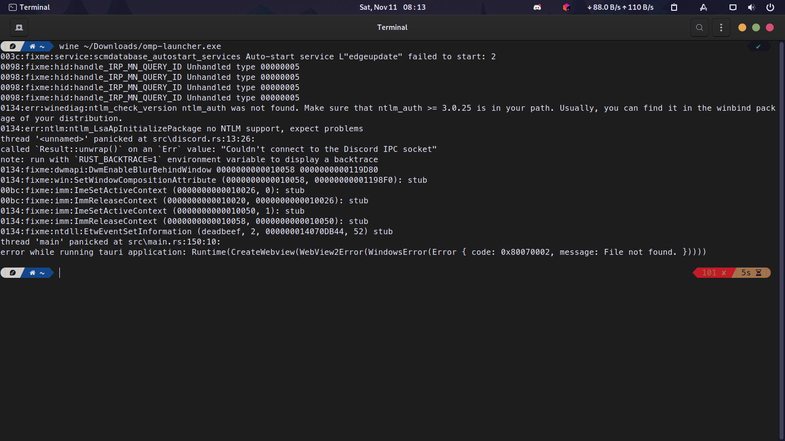 Does Not Work With Wine · Issue 10 · Openmultiplayer Launcher · Github