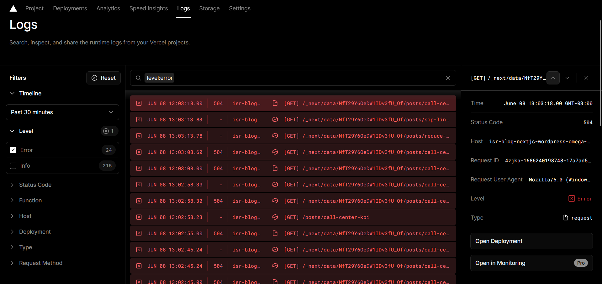Vercel Is Unable To Retrieve Files When Cms Example Is Connected With A Wordpress With 167 Posts
