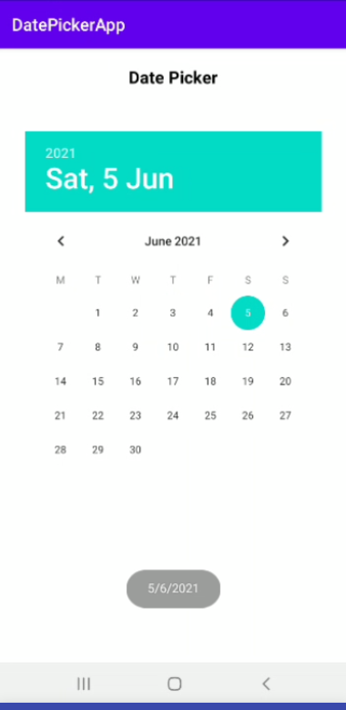 GitHub - sanj-tech/DatePicker-App