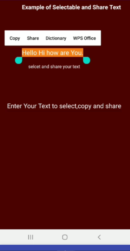 GitHub - sanj-tech/Selectable-Text-Copy-Share-App