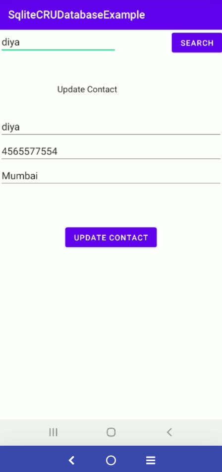 GitHub - sanj-tech/SQLite-CRUD-Operations-in-Android