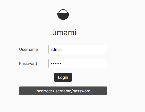 Unable to login after installation · Issue #19 · umami-software/umami · GitHub