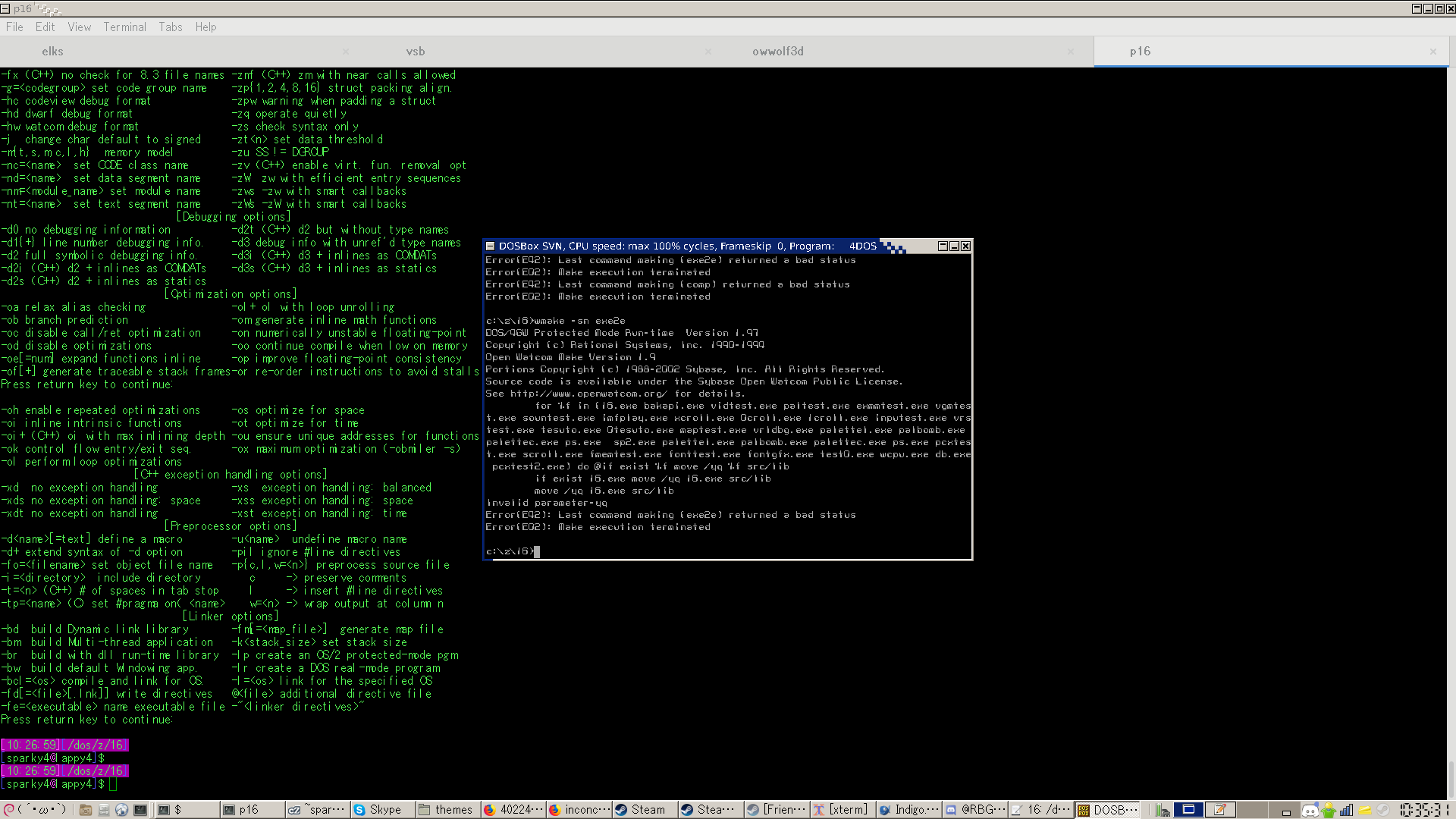 inconcistancy with wmake in DOS and GNU/Linux · Issue #530 · open ...