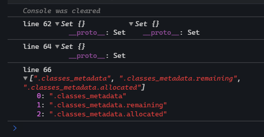 `console.log()` of a Javascript `Set` does not show the contents. · Issue #1840 · stackblitz ...