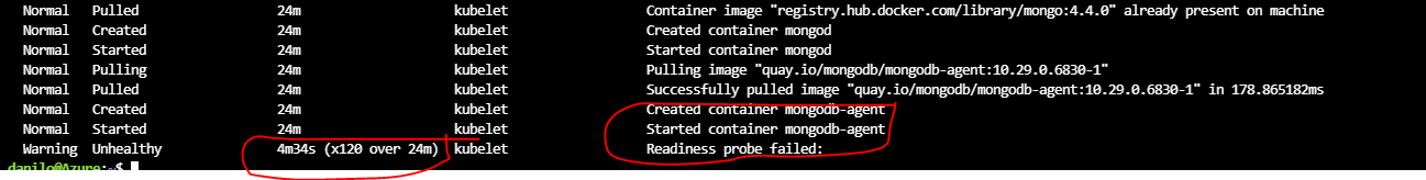 Readiness Probe Fail Mongodb Agent · Issue 474 · Mongodbmongodb Kubernetes Operator · Github