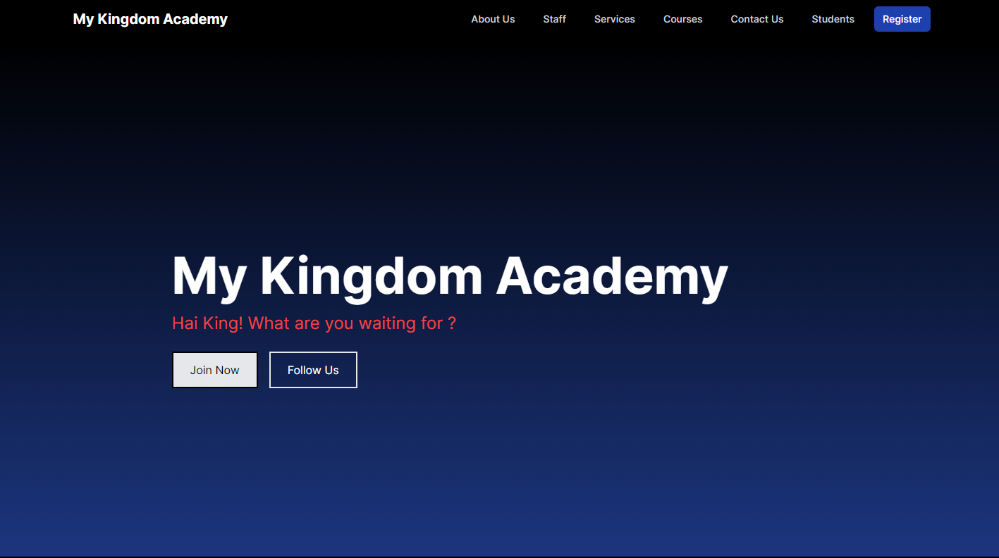 GitHub - TheMostafax/My-Kingdom-Academy: WebApp using NextJs and Tailwind