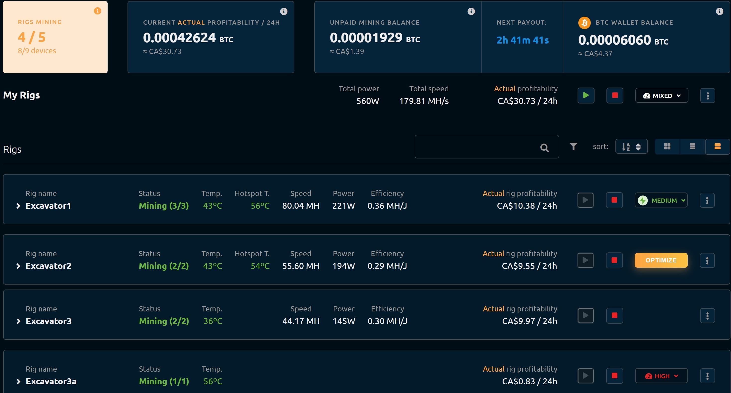 Rig information not displaying on rig manager · Issue #258 · nicehash/NiceHashQuickMiner · GitHub