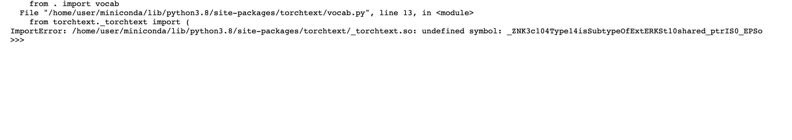 ImportError undefined symbol: _ZNK3c104Type14isSubtypeOfExtERKSt10shared_ptrIS0_EPSo · Issue ...