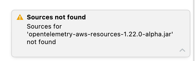 Publish Sources For Opentelemetry Aws Resources · Issue 750 · Open 