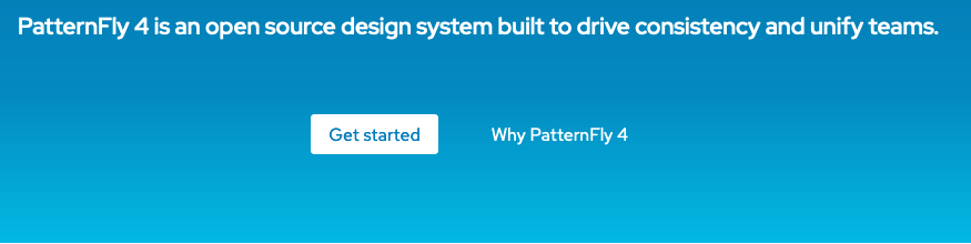 PF4 "Get Started" / "Why" button styles (padding, borders) change when navigating away from home ...
