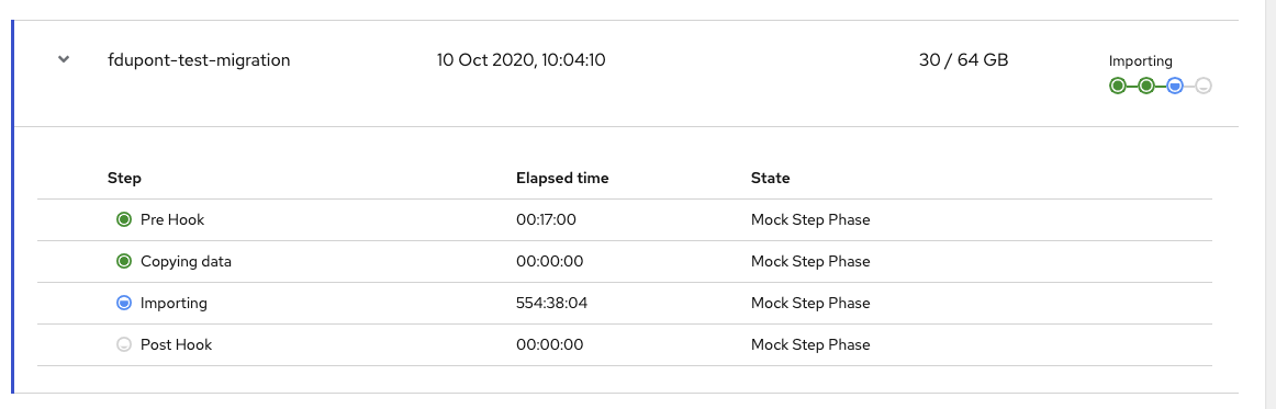 VM migration details page: center VM row text vertically · Issue #179 · kubev2v/forklift-ui · GitHub