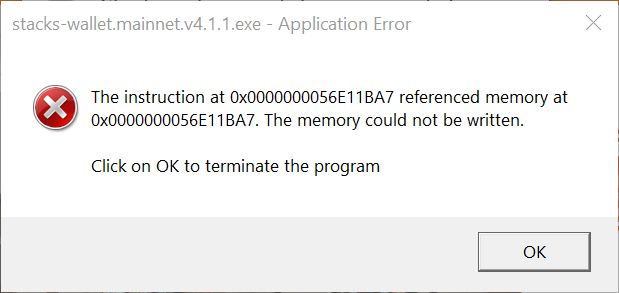 [4.1.1] Bug: Errors while upgrading from 4.1.0 to 4.1.1 · Issue #701 · leather-io/desktop · GitHub